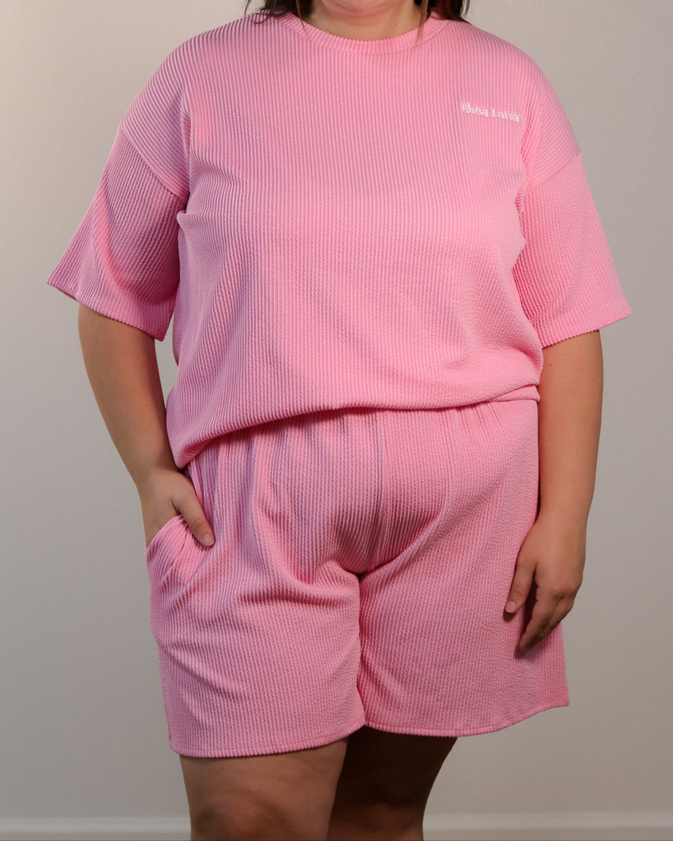 Pink Plus Matching Set – Rhea Lana's Apparel